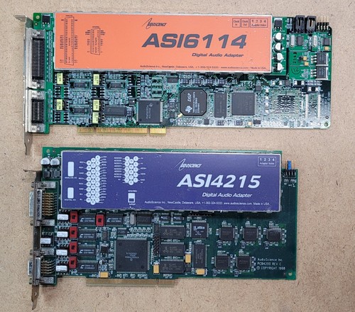Audioscience Asi6114 And Asi4215 Digital Audio Adapter | eBay
