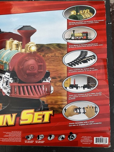 Fast Lane Western Express Train Set Complete Battery Operated 18 PCS-14 ...