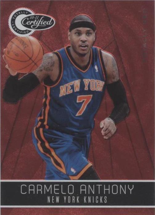 2010-11 Totally Certified - Carmelo Anthony #65 Totally Red /499 for ...