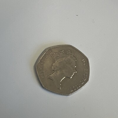 Rare 50p Coin Fifty Pence Queen Elizabeth II D.G.REG.F.D.1997 | eBay UK