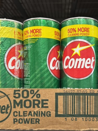 COMET Dish Washing Powder Cleanser Detergent Bleach Kitchen Cleaner ...