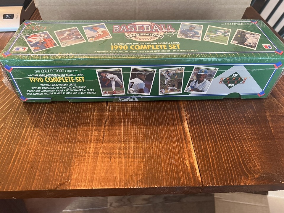 1990 Upper Deck Baseball Cards Complete Set Factory Sealed Box MLB 3D ...