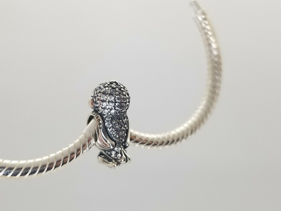 Pandora #797166CZ Snow White's Bird Bead with Clear CZ bracelet Disney ...