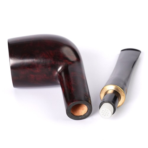 Copper Pot Smoking Tobacco Pipe 9mm Filter Straight Tapered Stem Smooth ...