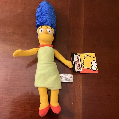 Vintage Marge Simpson The Simpsons 12" Doll Toy Plush Figure 1990 ...