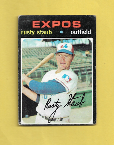 1971 Topps Rusty Staub #560 Montreal Expos G/VG FREE SHIPPING | eBay