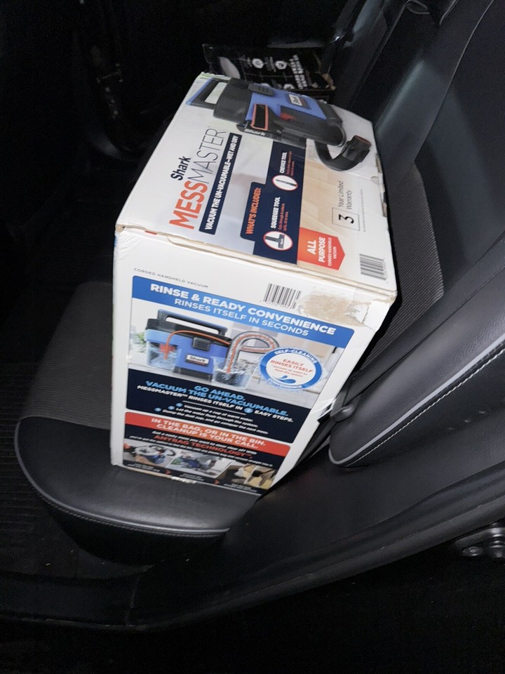 SHARK MESSMASTER PORTABLE WET/DRY VACUUM 1 GALLON CAPACITY HANDHELD ...