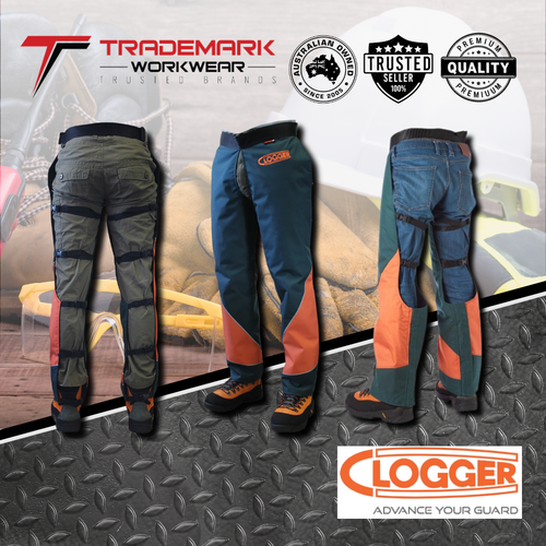 Clogger Mens Defernder Pro Chainsaw Chaps Clipped & Zipped (C71C/Z ...