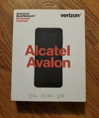 Verizon Prepaid Alcatel Avalon 16GB Suede Gray Smartphone Model#5059SPP ...