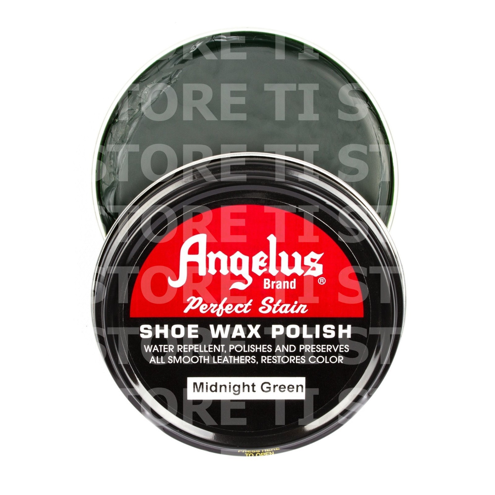 Angelus Shoe Boot Polish Shine Leather PASTE WAX Protector Waterproof 3 ...