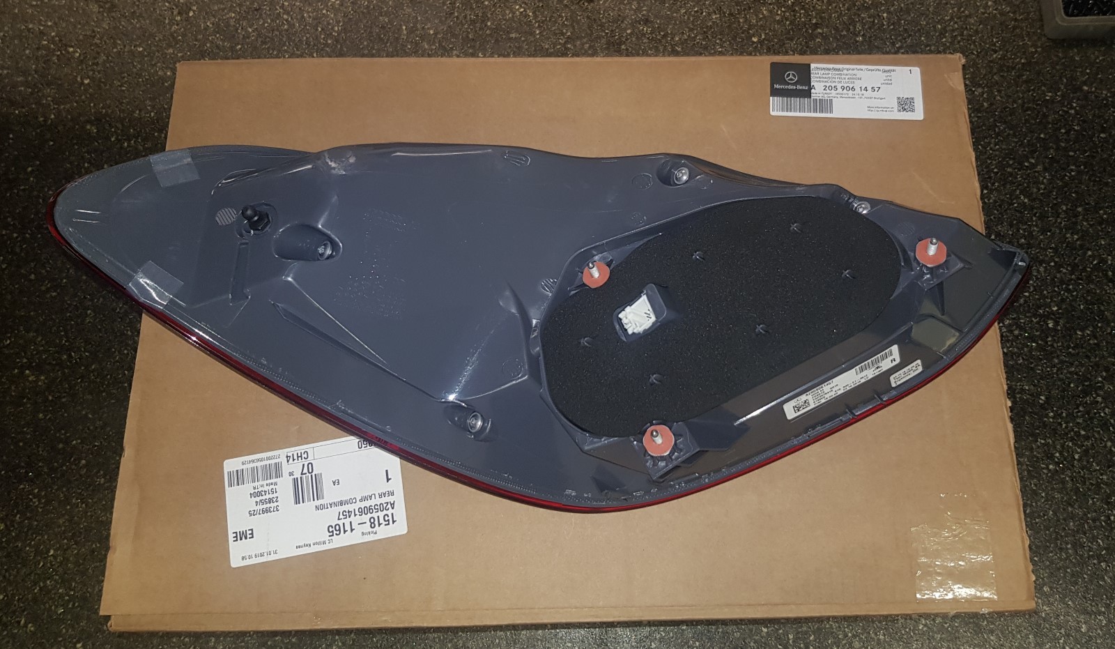 Mercedes-Benz C W205 Rear Right Tail Light (A2059061457) for sale ...