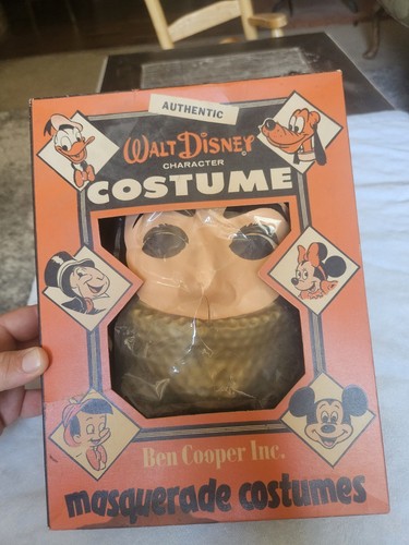 Vintage Ben Cooper Masquerade Disney Costume Mask In Box Prince Phillip ...