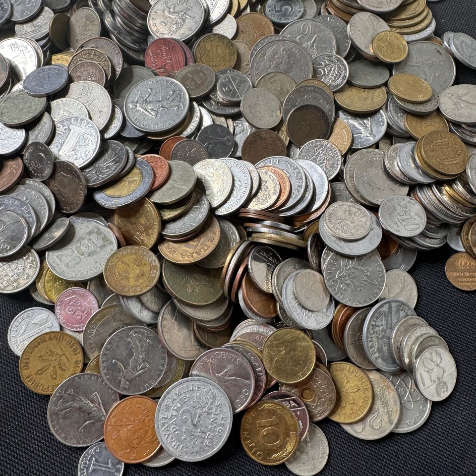 Over 5lb Lot of Low Value World Coins - Mostly Modern Coins to Search ...