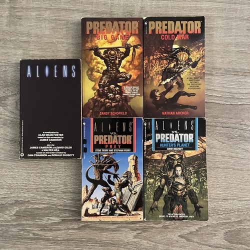 Aliens & Predator 5 Book Lot Big Game Cold War Prey 9781785651946 | eBay