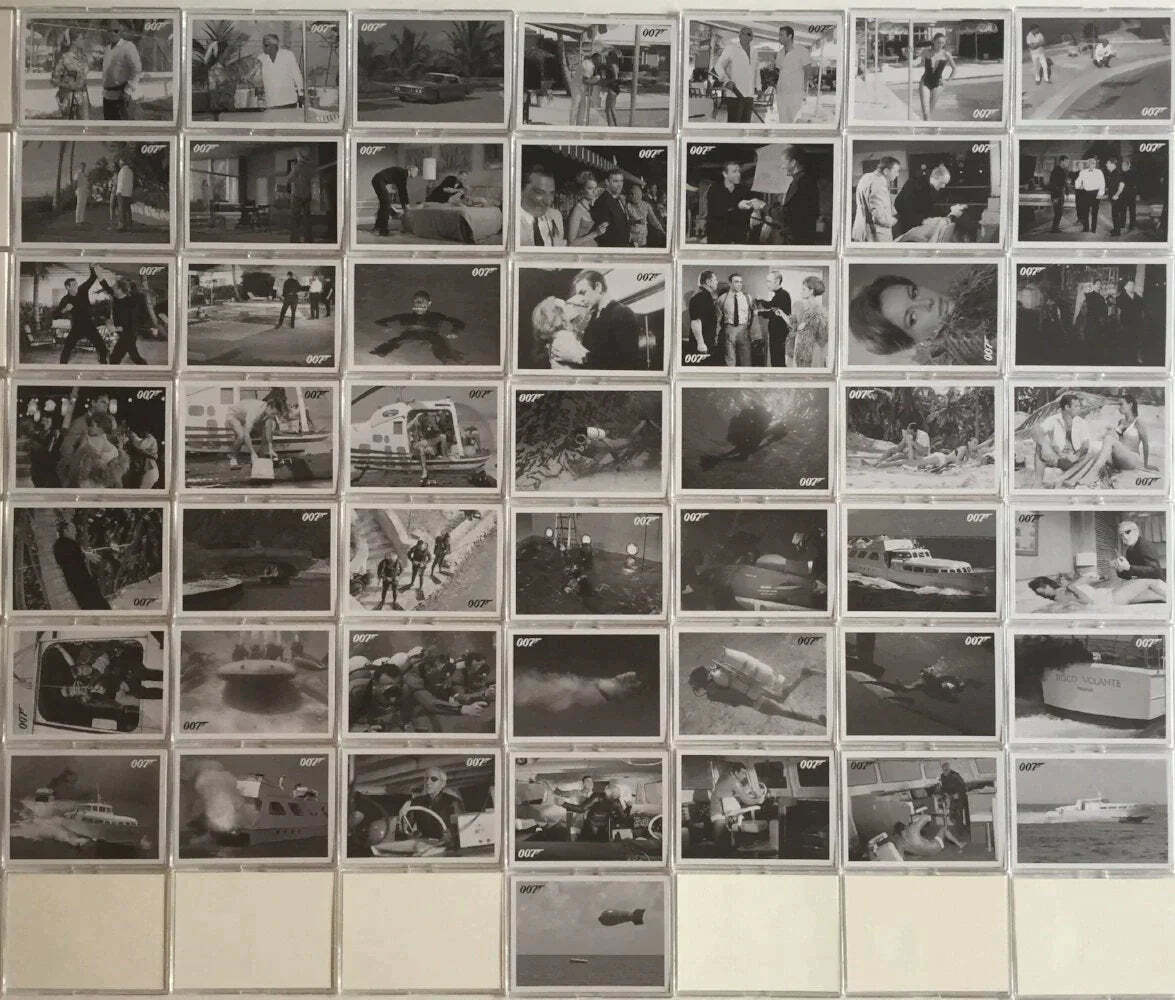 James Bond Archives 2014 Edition Thunderball Throwback Card Set 99 ...