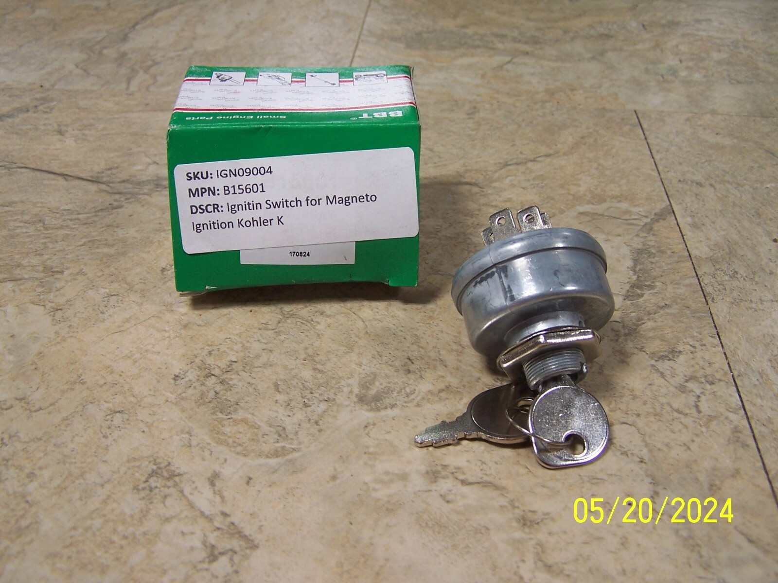 Garden Tractor Kohler K Ignition Switch W/Key New BBT MPN:B15601 | eBay