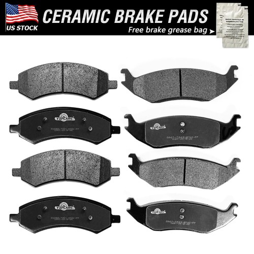 For Dodge Ram 1500 2017 2016 2015 2014 2013-2006 Front & Rear Ceramic ...
