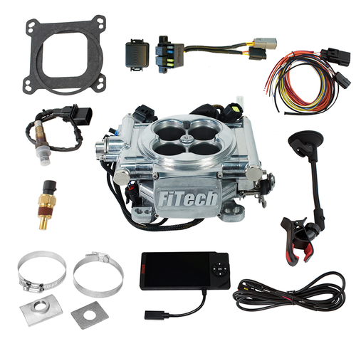 FITECH 30001 GO EFI 4 200-600HP SELF TUNING EFI SYSTEM POLISHED ALLOY ...