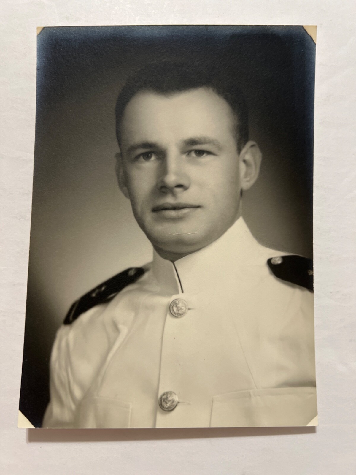VTG Photo Handsome Male Naval Cadet | eBay