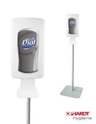 Dial Fit Touch Free Dispenser Floor Stand, White, DIA-09495 | eBay