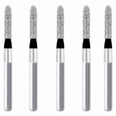 Cylindrical Hemispherical End 1.8mm Dia Xtra Coarse Diamond Bur 5/PK ...