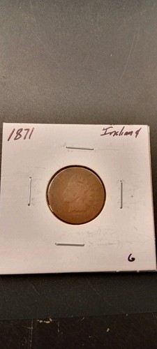 1871 indian head penny cent G Better Date (Raw2834) | eBay