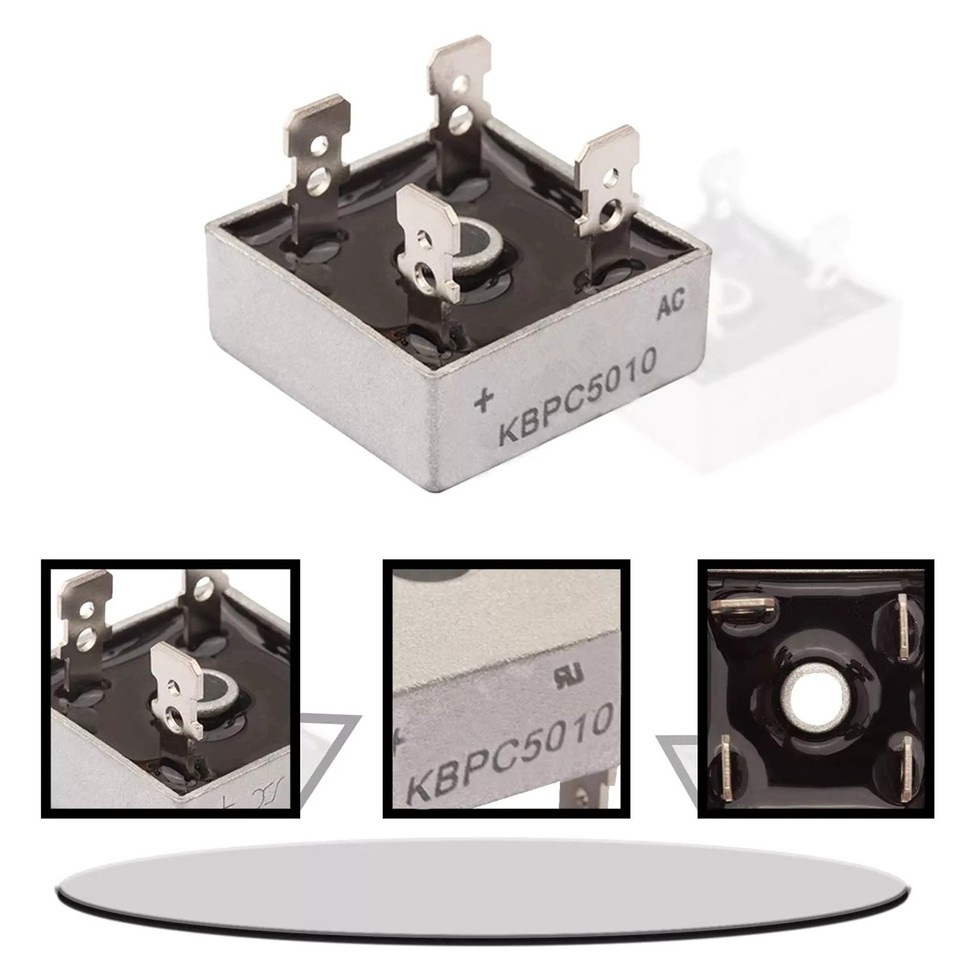 Voltage 2500V KBPC5010 1000V Metal Case Single Phase Diode Bridge ...