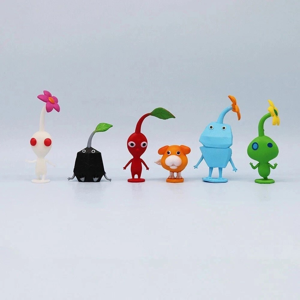 12-Piece Set PIKMIN Figure Captain Olimar PIKMIN PVC Figure Toys | eBay