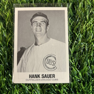 COOL VINTAGE Hank Sauer 1977 TCMA Renata Galasso Inc Card, Chicago Cubs ...