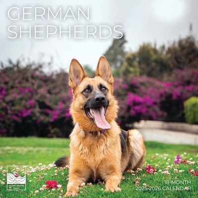 German Shepherds Wall Calendar 2026 | 12" x 24" Open | Giftable Dog ...