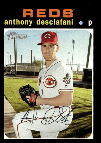 2020 Topps Heritage #222 Anthony DeSclafani Cincinnati Reds | eBay
