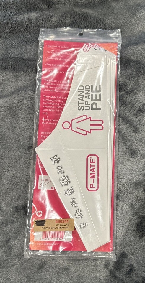 NEW P-Mate Female Disposable Urine Director 5 Pack Stand Up And Pee | eBay