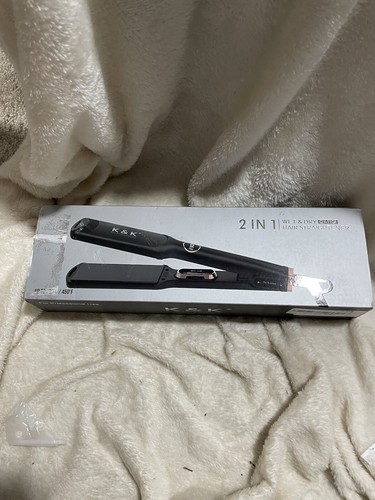 K&K Flat Iron Hair Straightener 1.75 inch Wide Plate Straightener for ...