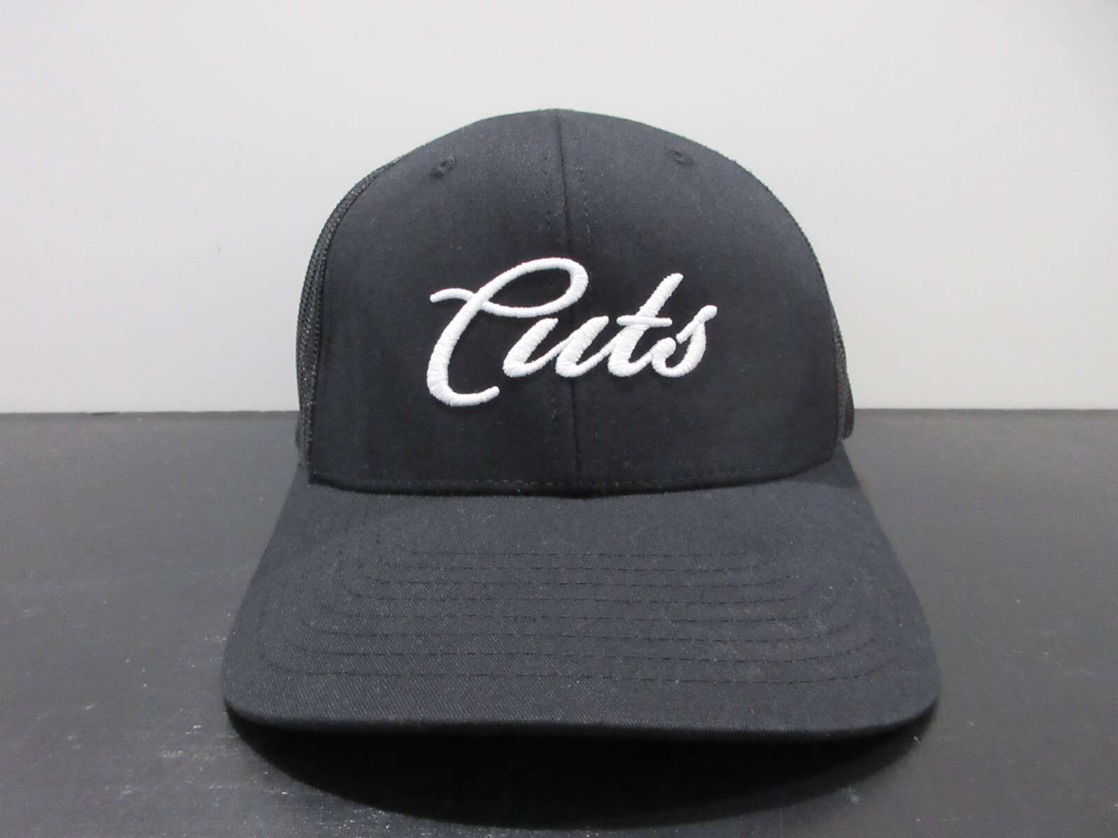 Cuts Hat Cap Snap Back Black White Logo Adjustable Tr… - Gem