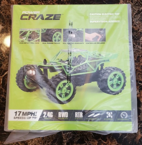 Power Craze High Speed Mini RC Car With Controller. USB 17 MPH Dune ...