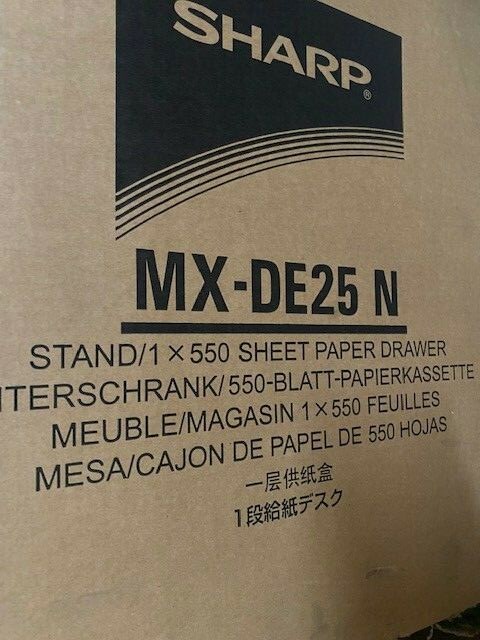 Sharp Mx-de25 N Stand/1 X 500 Sheet Paper Drawer - Jv0246 for sale ...