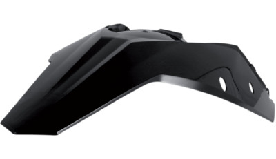 UFO Black Rear Fender Side Panels For KTM 2008-2011 EXC / XC-W Models ...