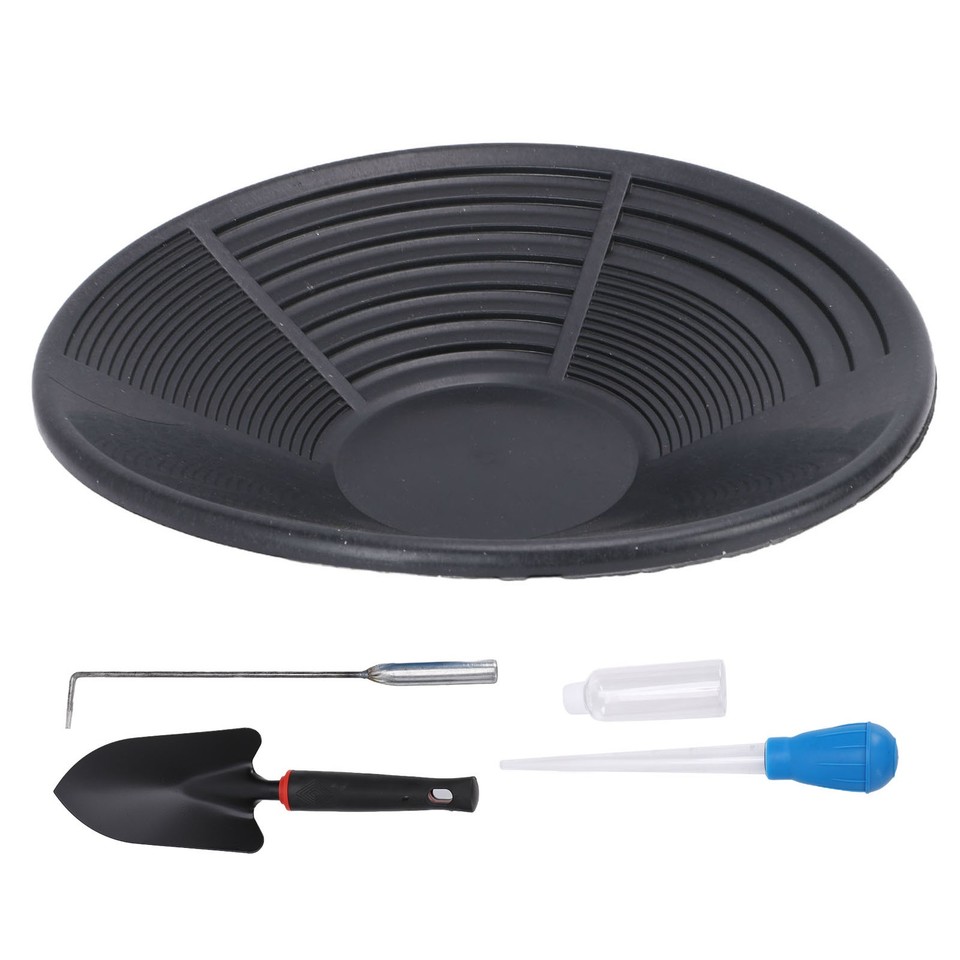 Gold Pan Metal Gold Prospecting Beginners Kit Collection Tools For ...