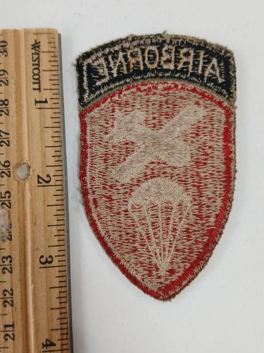 WW2 US Army Airborne Command Patch One Piece Cut Edge No Glow | eBay