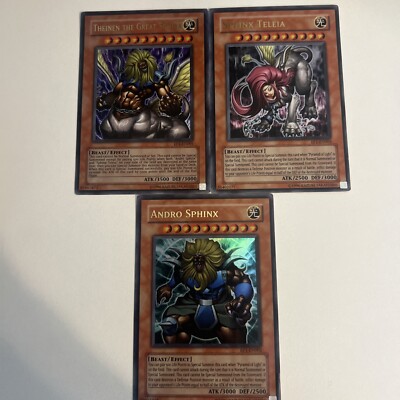 Yu-Gi-Oh! Sphinx Trio - EP1-EN001, 002, 003 - Telia, Andro, & Theinen ...