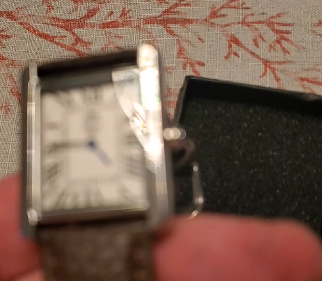 Iconic Swiss Design Pierre Lucerne 1888 Vintage Style Tank Mens Watch ...