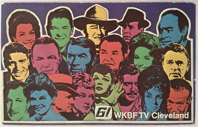 Vintage 1975 postcard WKBF TV Channel 61 Cleveland Ohio Television | eBay