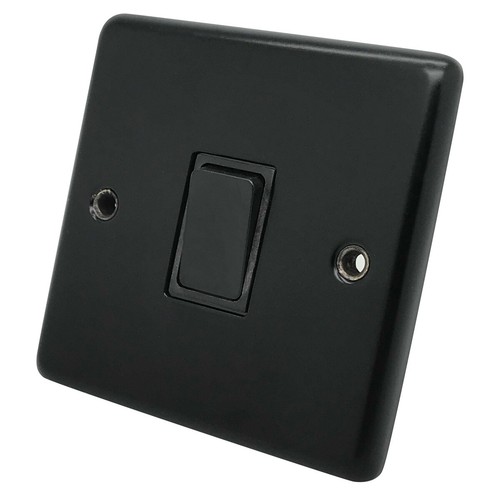 Classic Matt Black Plug Sockets Light Switches Dimmers - Whole Range ...