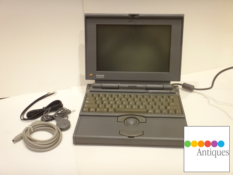 Apple Macintosh PowerBook 170 68030 8MB RAM 320MB HD Mac OS 7.5.5 ...