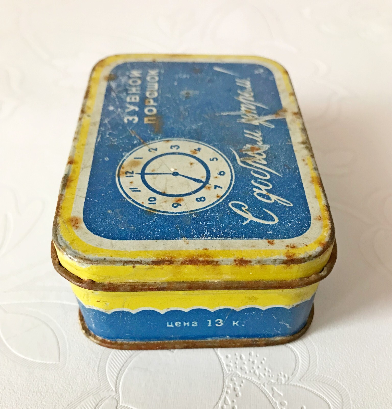 Soviet Tin Box dentifrice - USSR Vintage | eBay