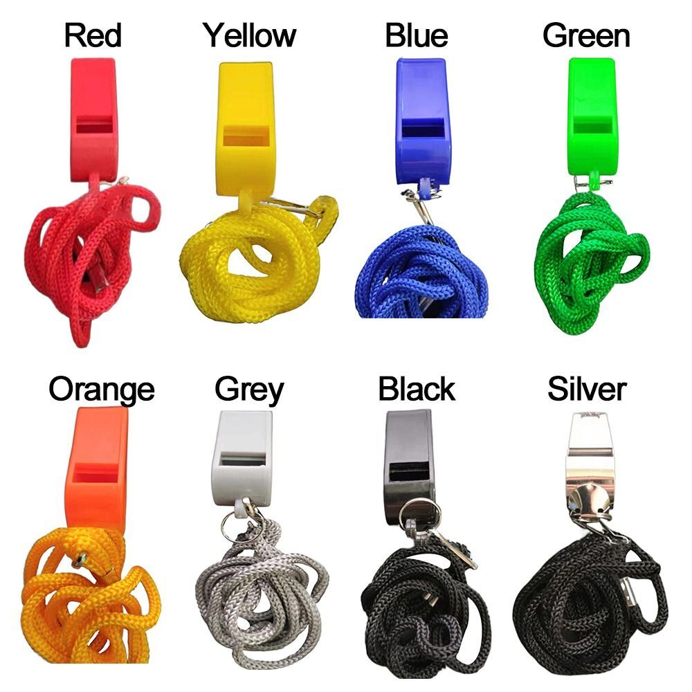 With Black Rope Cheerleaders Sports Whistles Cheerleading Tool ABS ...