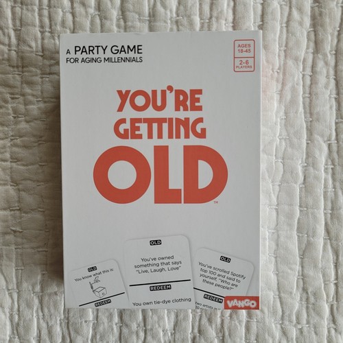 You're Getting Old: A Party Game For Aging Millenials | eBay