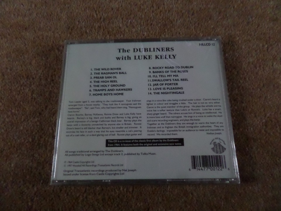 CD ALBUM NEW & SEALED THE DUBLINERS - DUBLINERS VERY SMALL CRACK ON ...