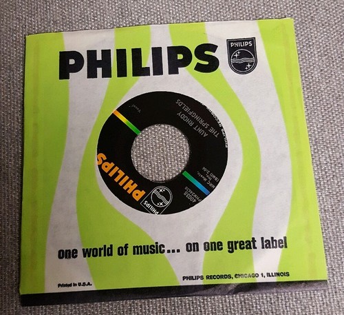 THE SPRINGFIELDS: SILVER THREADS AND GOLDEN NEEDLES/AUNT RHODY PHILIPS ...