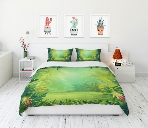 3D Firefly Leaves A2693 Bed Pillowcases Quilt Duvet Cover Set Queen ...